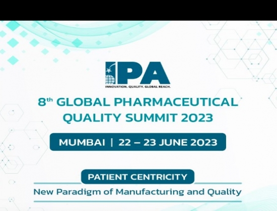 IPA Set to Host 8th Global Pharmaceutical Quality Summit, Focusing on ...