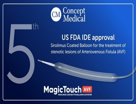 Concept Medical's MagicTouch AVF Granted FDA IDE Approval for Clinical ...