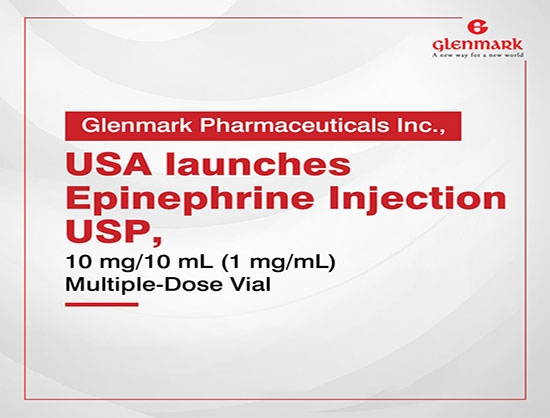 Glenmark Pharmaceuticals Launches Epinephrine Injection USP, 10 mg/10 ...