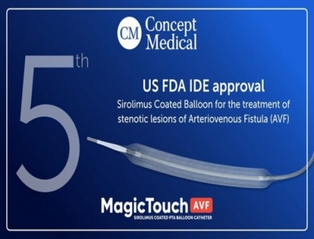 Concept Medical's MagicTouch AVF Granted FDA IDE Approval for Clinical Study - Global Pharma